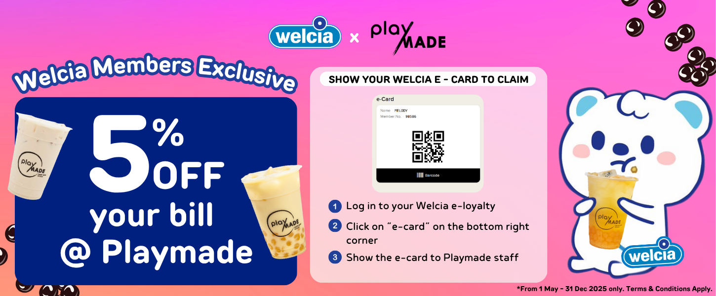 Welcia Club Member x Playmade Exclusive Deal – Welcia Singapore